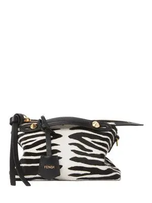 Fendi Fendi By The Way Soft Mini Tiger-Print Cavallino Leather Bag [black]